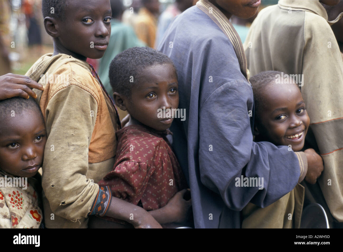 Reunited with families hi-res stock photography and images - Alamy
