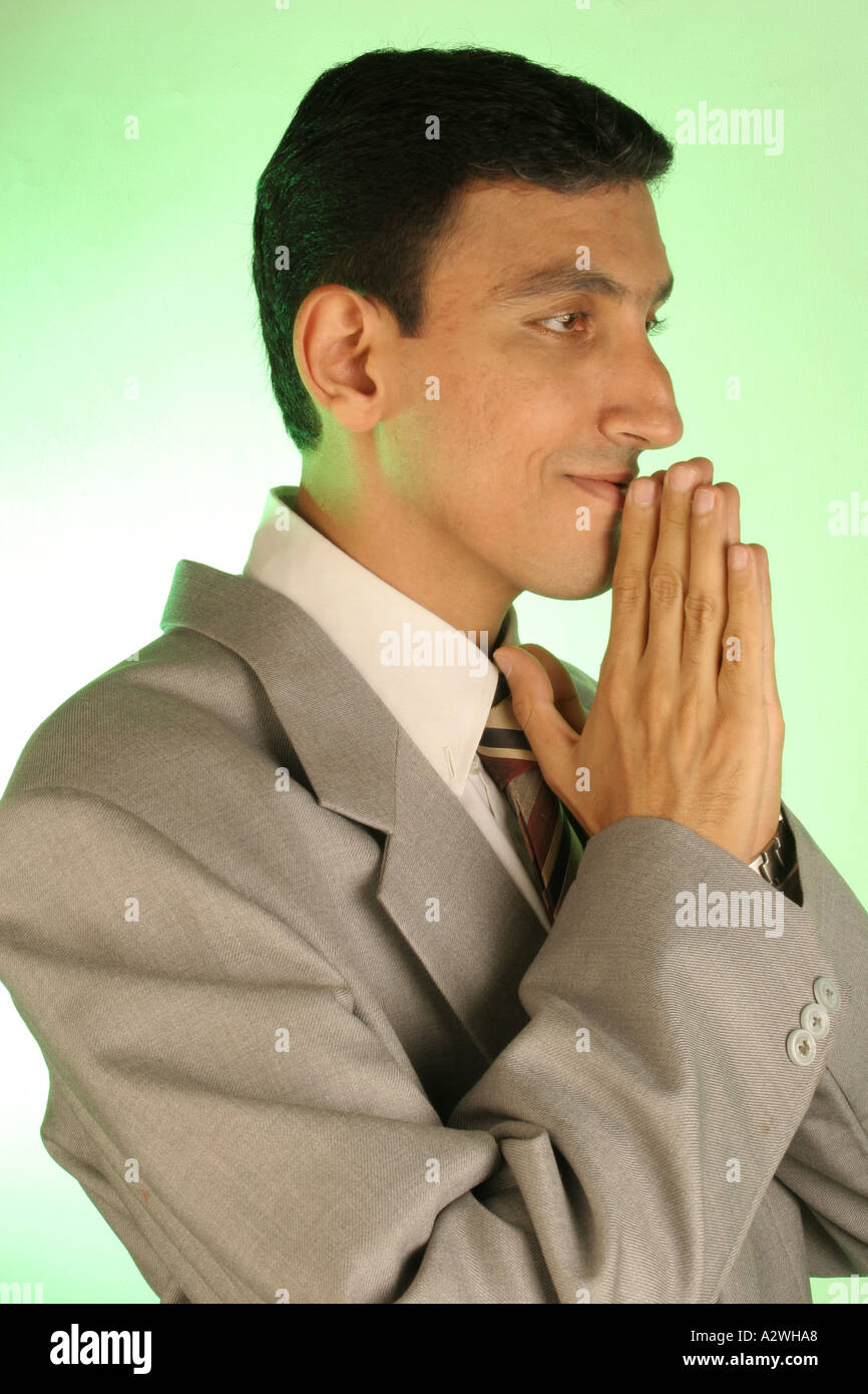 Indian Welcome Style High Resolution Stock Photography and Images - Alamy