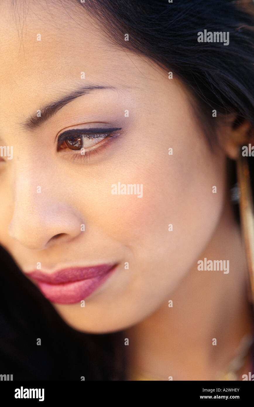 Young woman, close up Stock Photo - Alamy