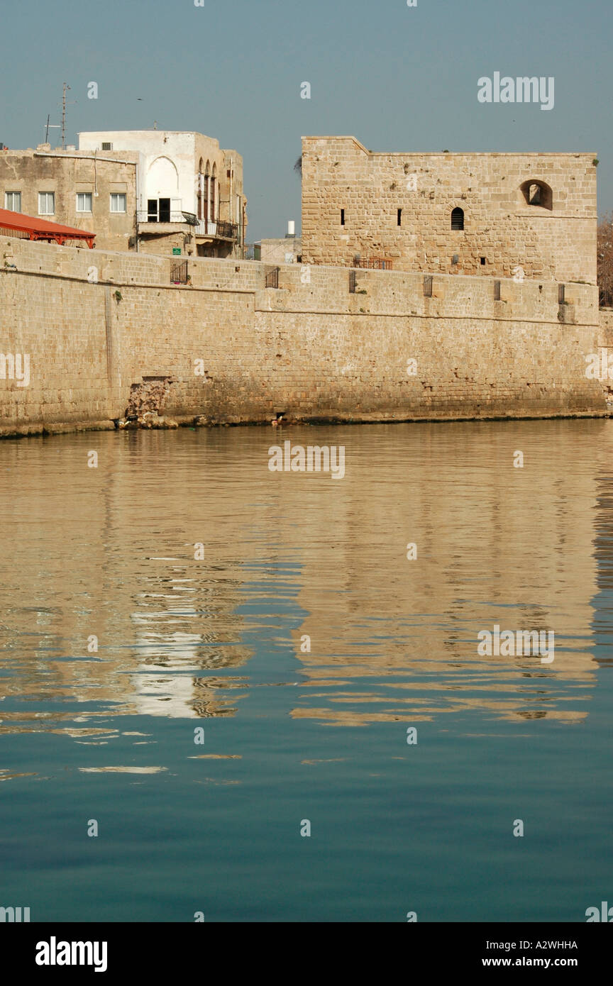The ancient harbour in old Akko, Israel Stock Photo - Alamy