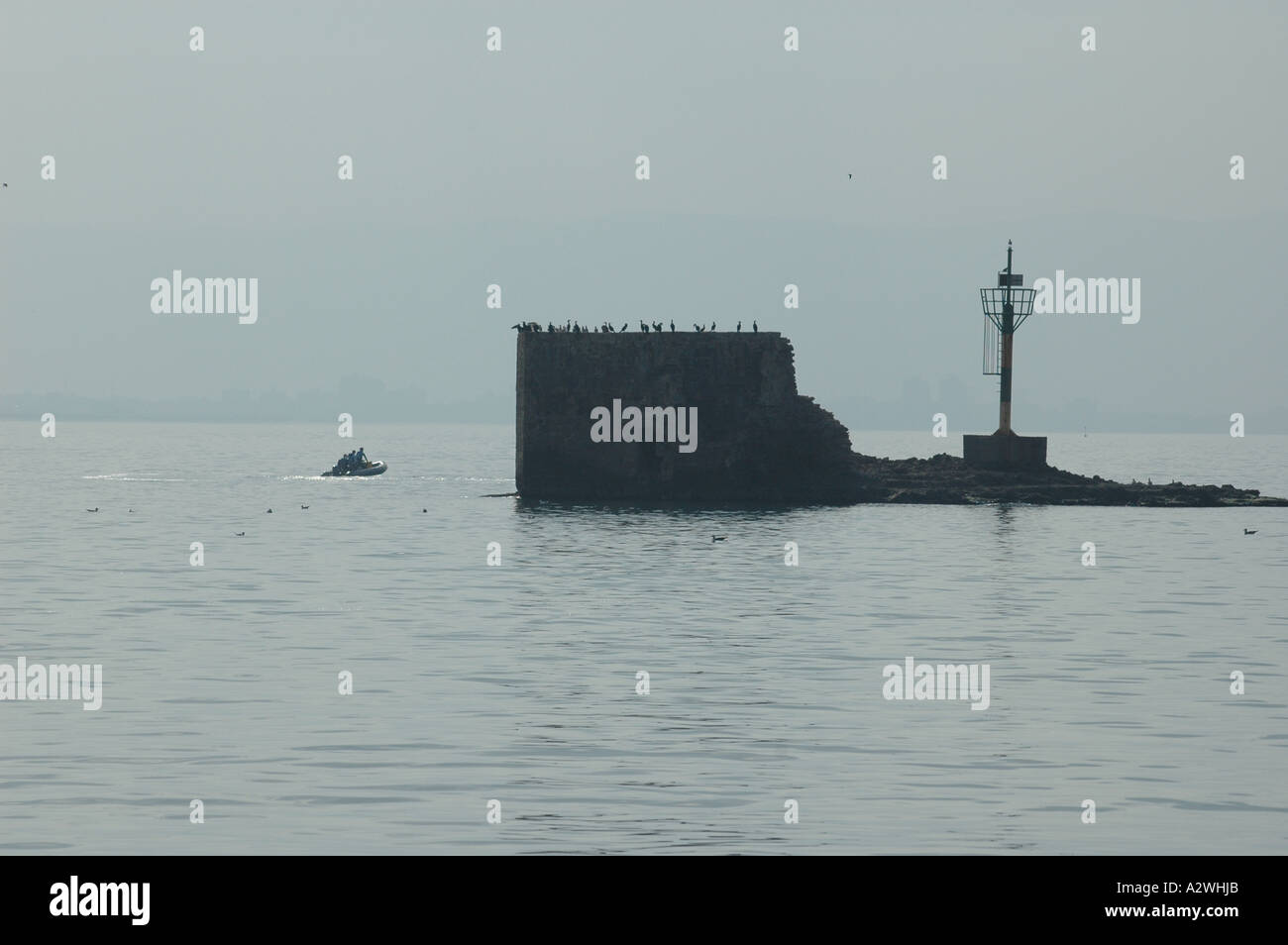 The ancient harbour in old Akko, Israel Stock Photo - Alamy