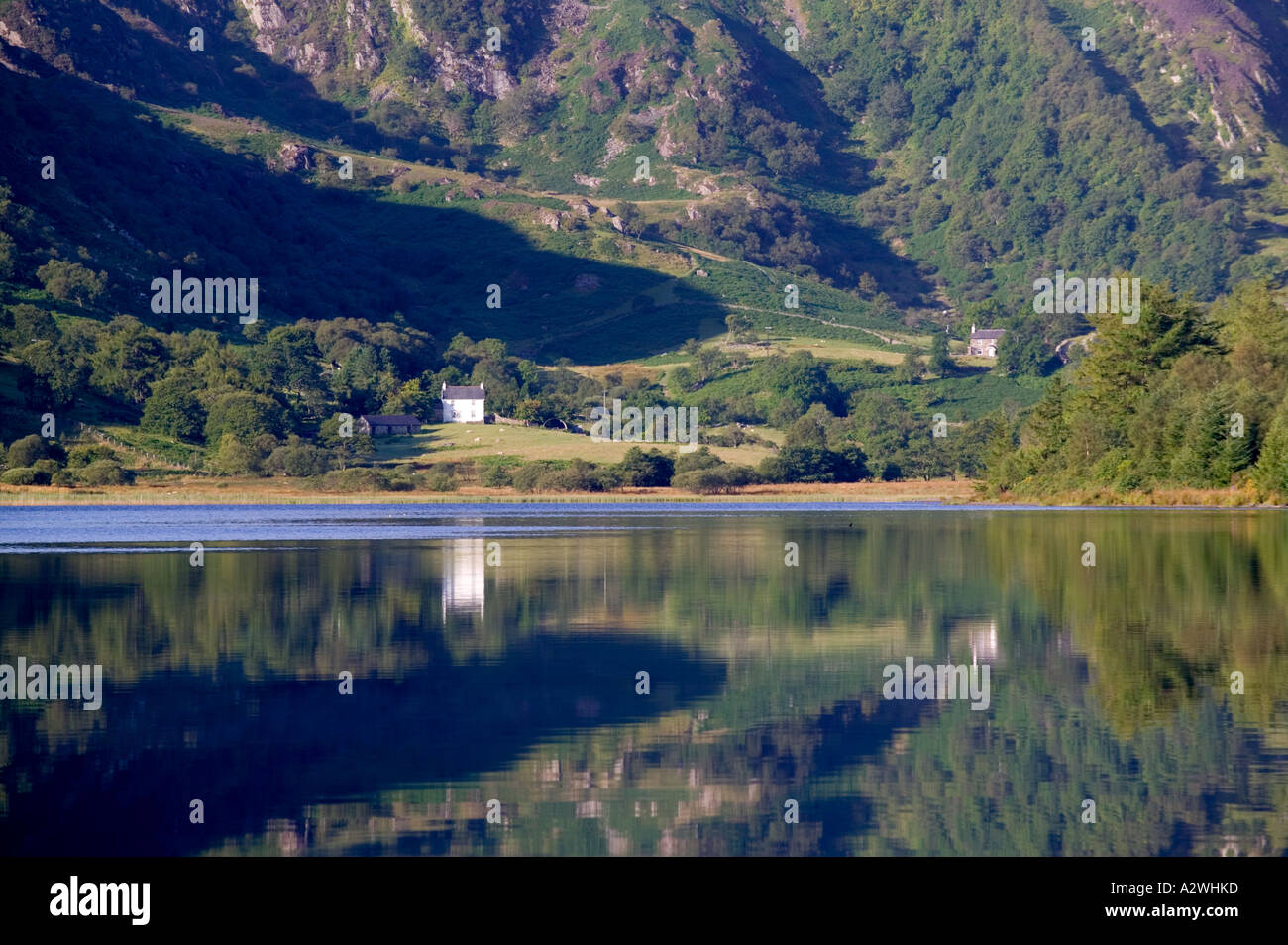 Llyn Crafnant Betws y coed Conwy Snowdonia National Park Wales Stock ...