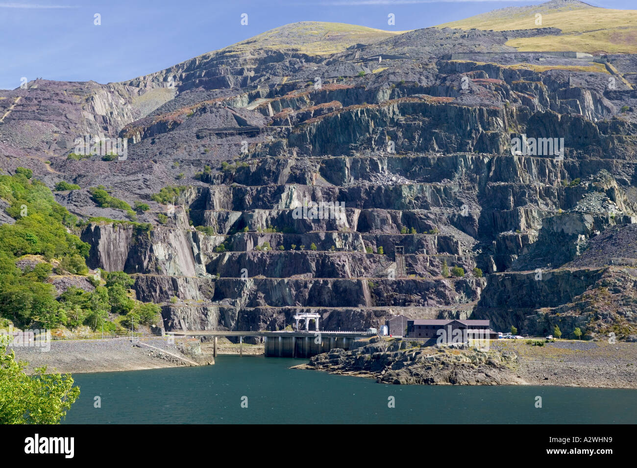 Dinorwig Power Station Llyn Padarn Llanberis Caernarfonshire ...