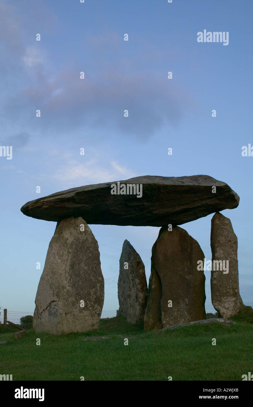 Pentre Ifan Burial Chamber Preseli hills Pembrokeshire National Park ...