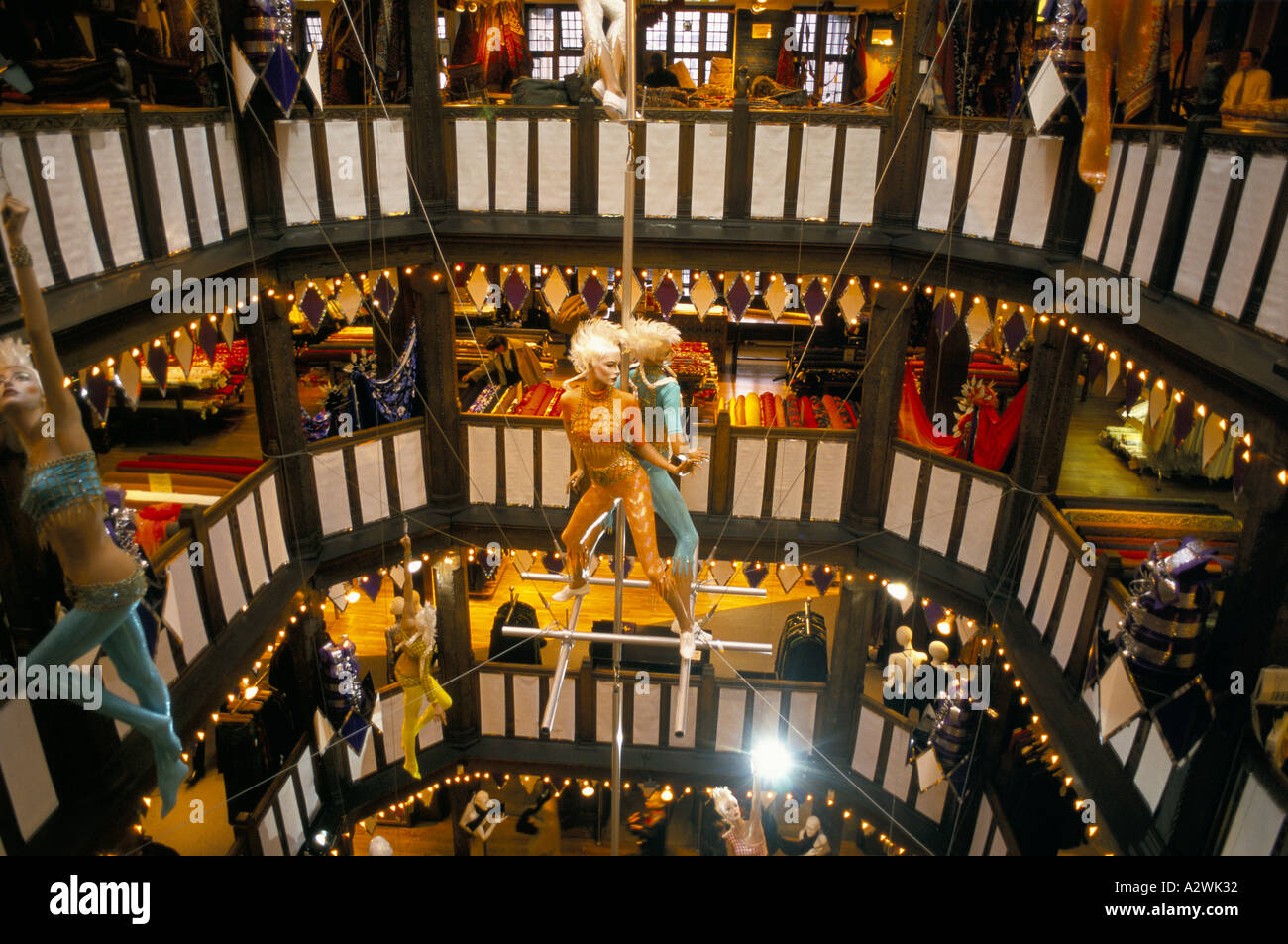 Liberty london shop interior hi-res stock photography and images - Alamy