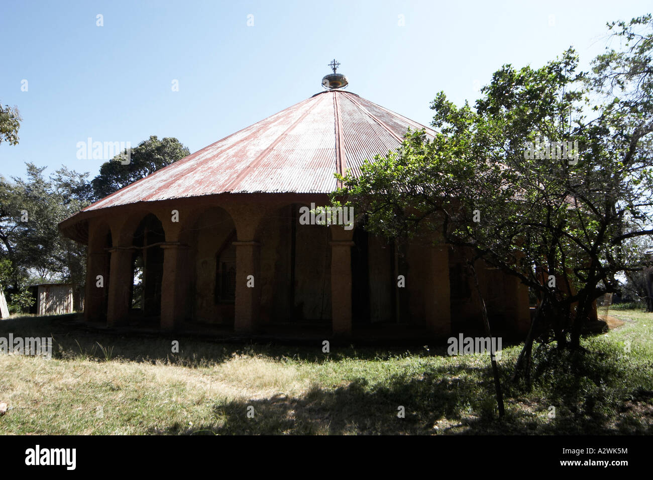 Kebran Gabriel or Kibron Gebriel orthodox christian monastery church on ...