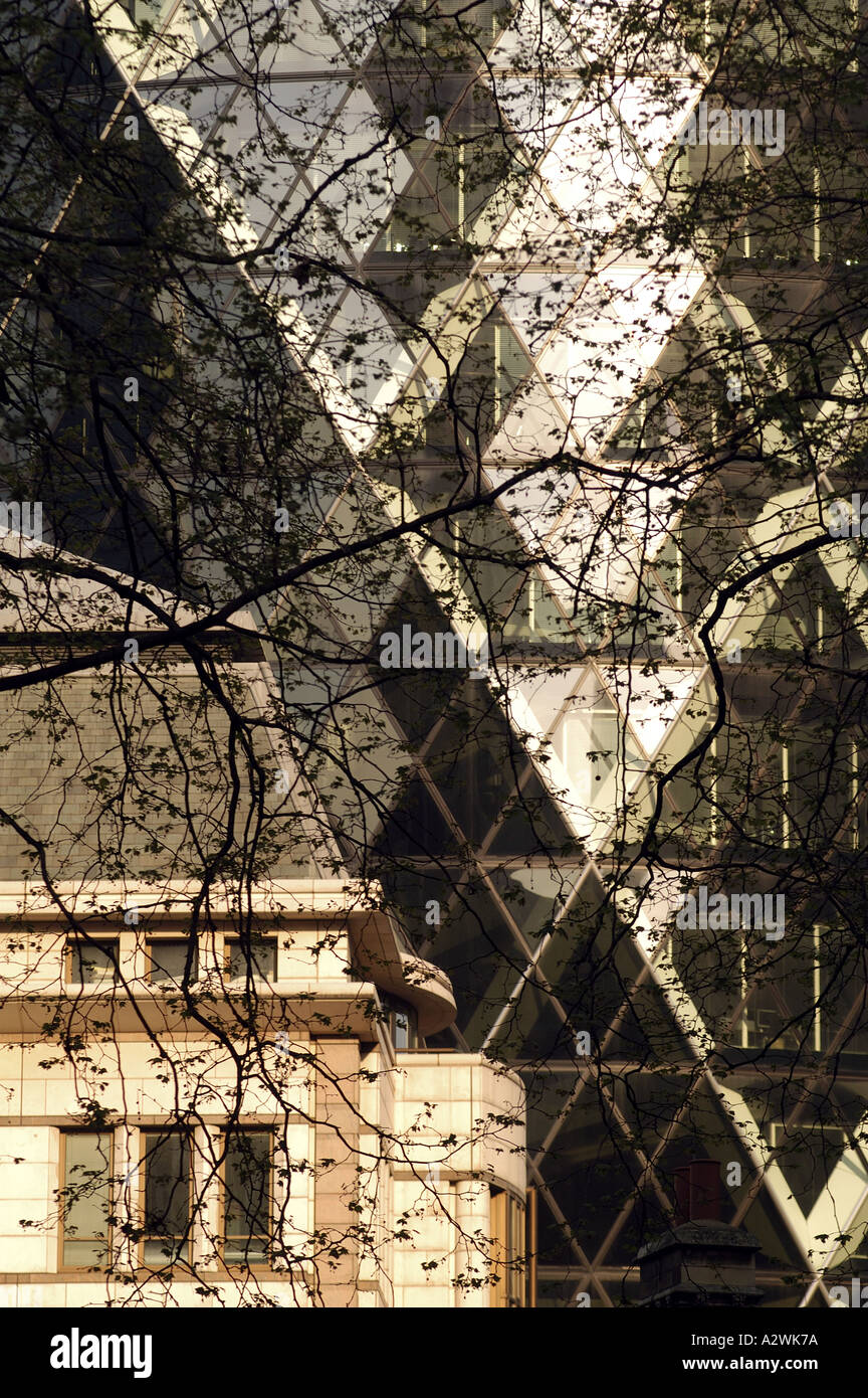 Gherkin building tall glass hi-res stock photography and images - Alamy