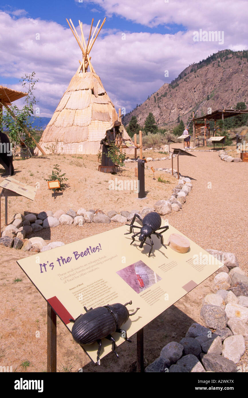 First Nations Display at the Nk'Mip Desert Cultural Centre in Osoyoos ...