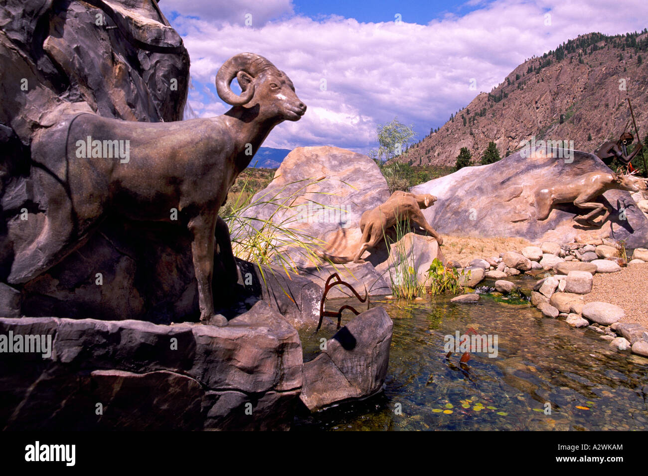 First Nations Display at the Nk'Mip Desert Cultural Centre in Osoyoos ...