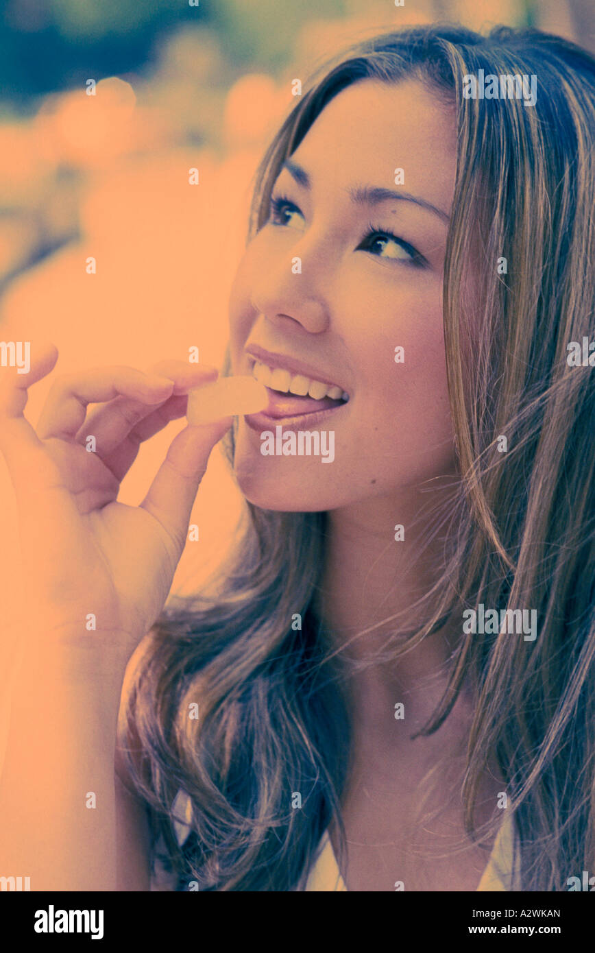 Ice cube woman skin hi-res stock photography and images - Alamy