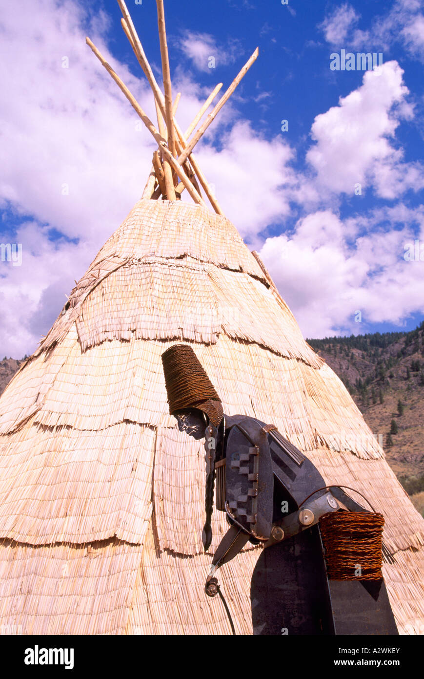 First Nations Display at the Nk'Mip Desert Cultural Centre in Osoyoos ...