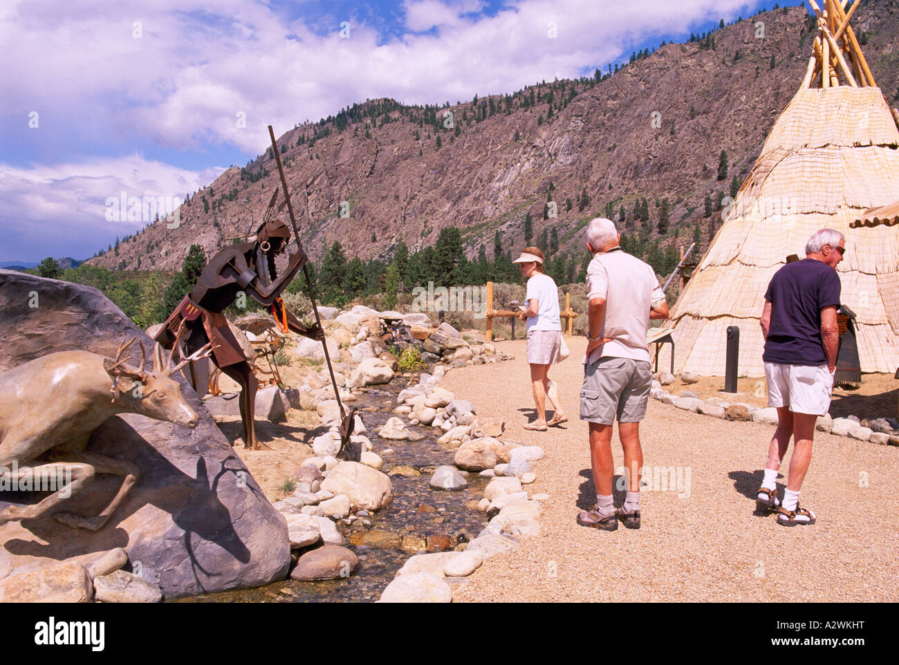 First Nations Display at the Nk'Mip Desert Cultural Centre in Osoyoos ...