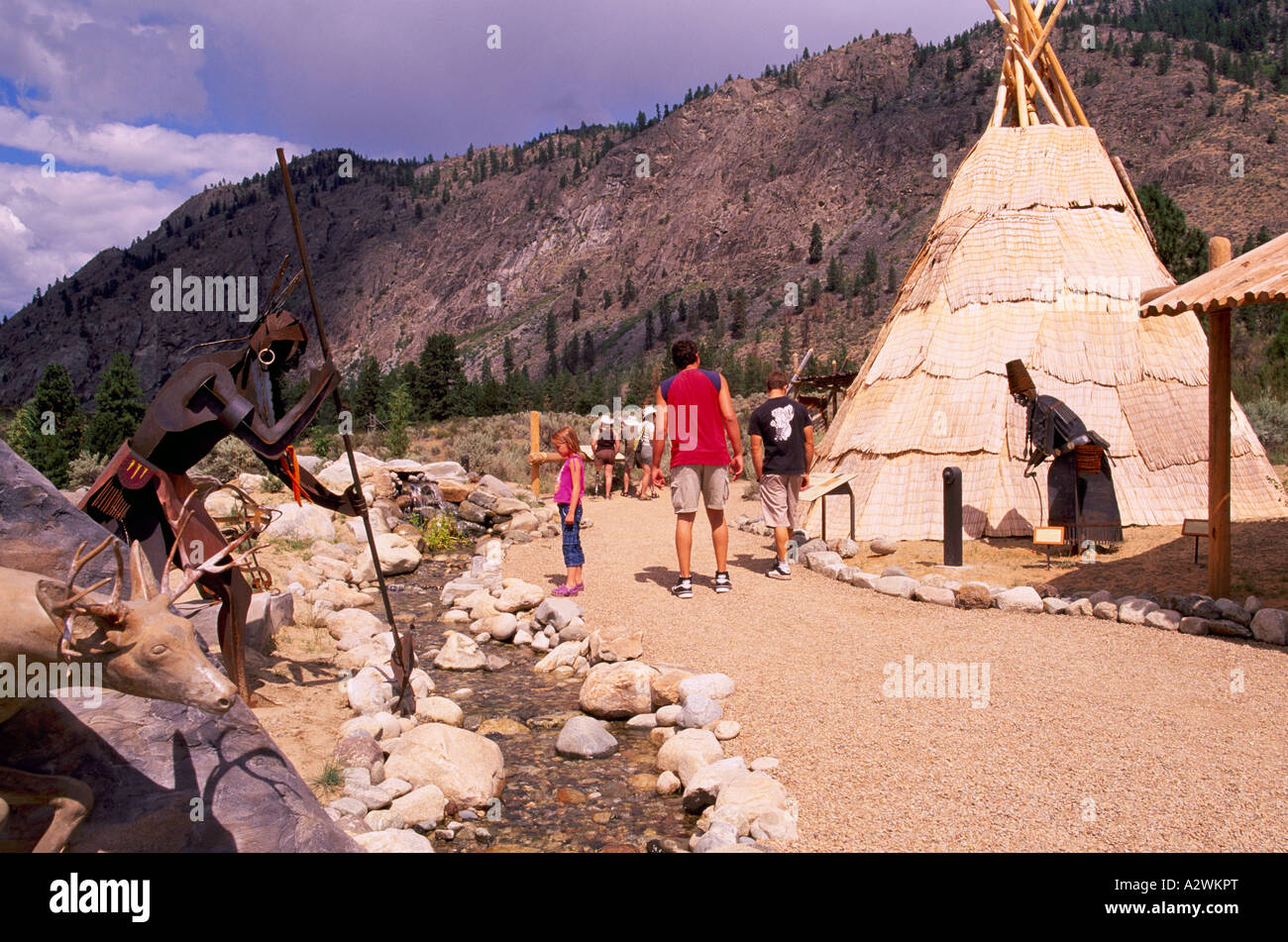 First Nations Display at the Nk'Mip Desert Cultural Centre in Osoyoos ...