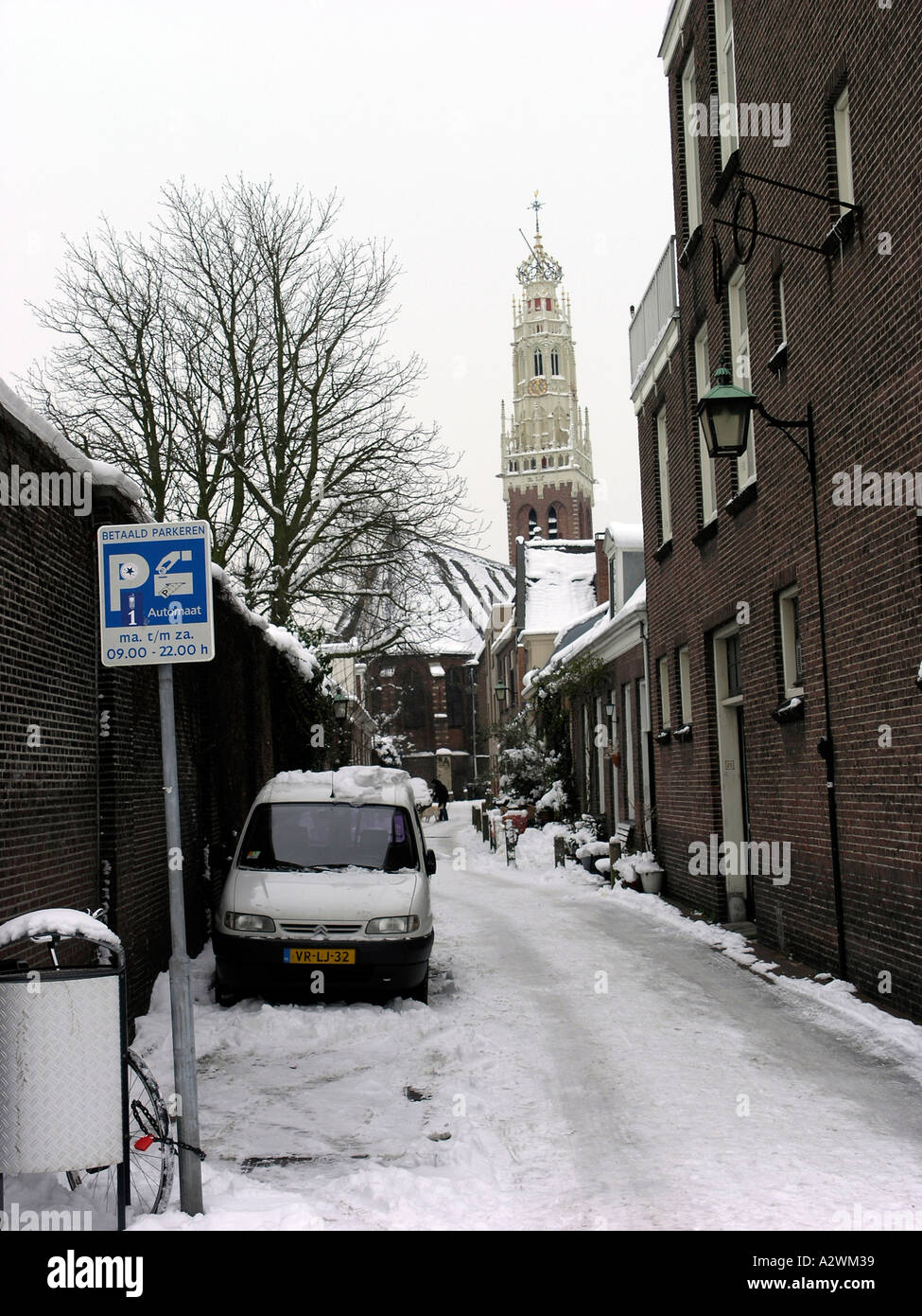 Dutch Winter in Haarlem Stock Photo - Alamy