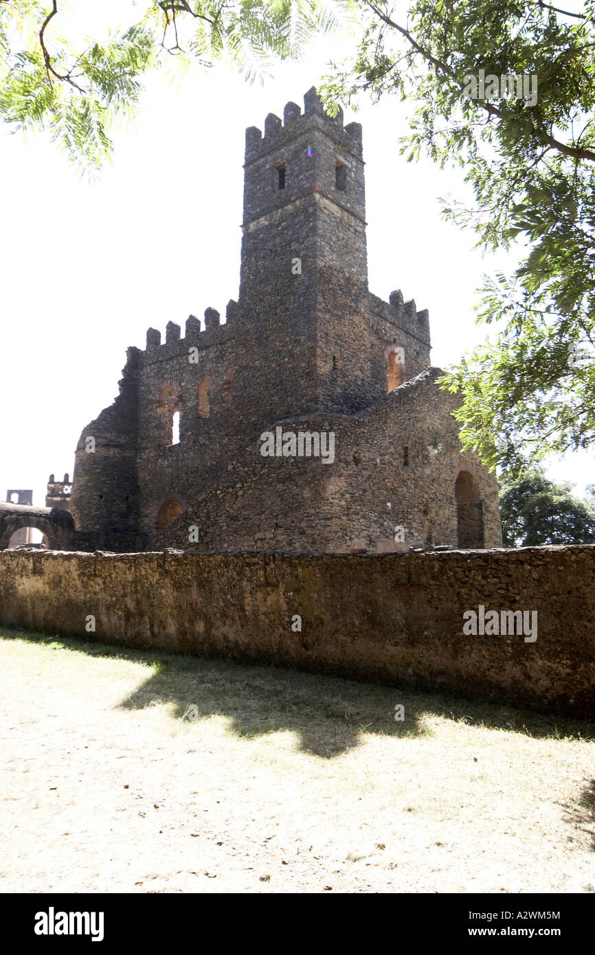 Chancellery and tower old historic building ruins in Royal Enclosure of ...
