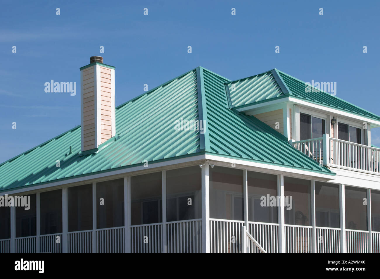 Florida beachfront architecture Stock Photo - Alamy