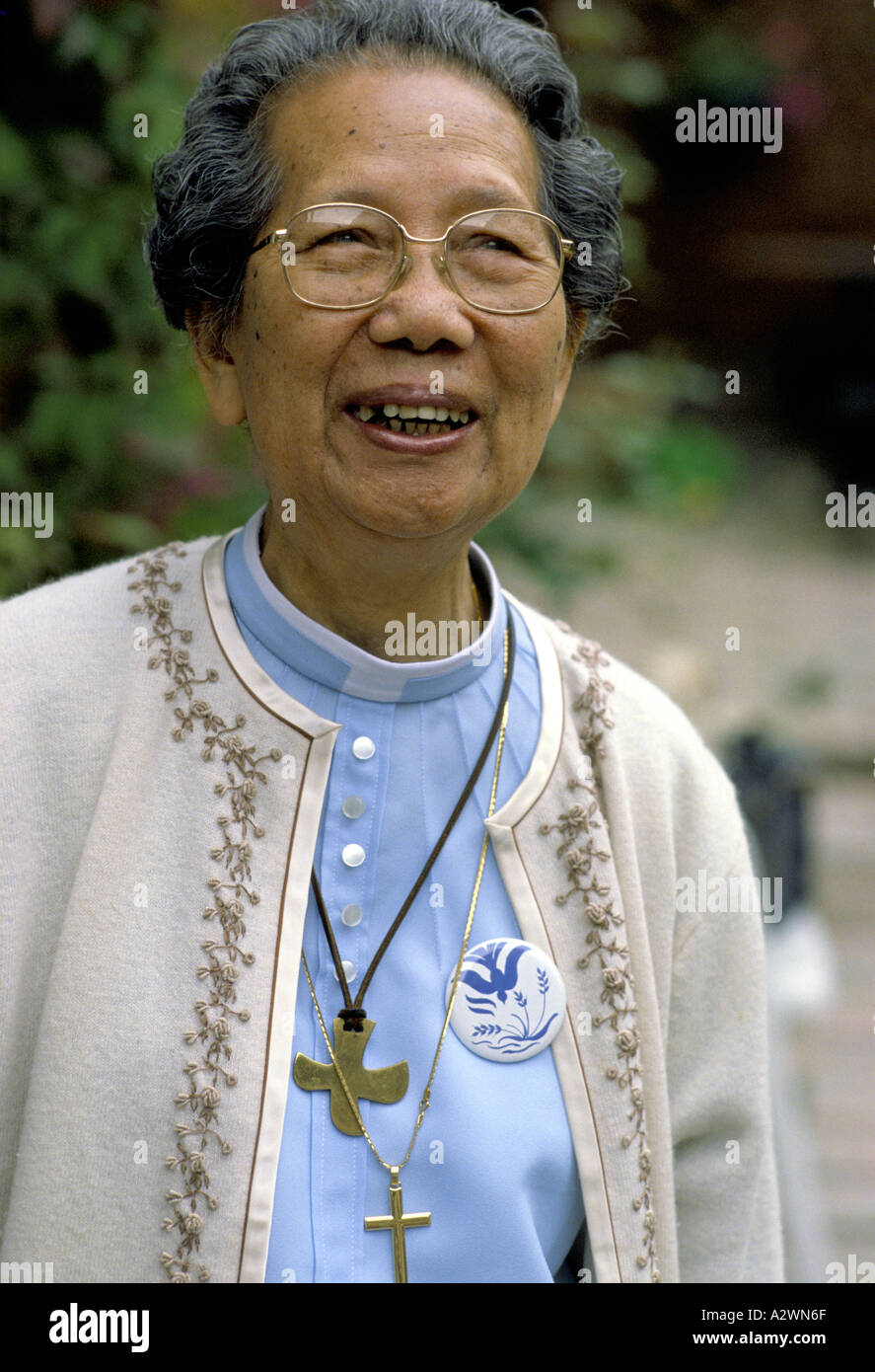 The Rev Florence Tim Oi Li attending the Lambeth conference, Canterbury ...