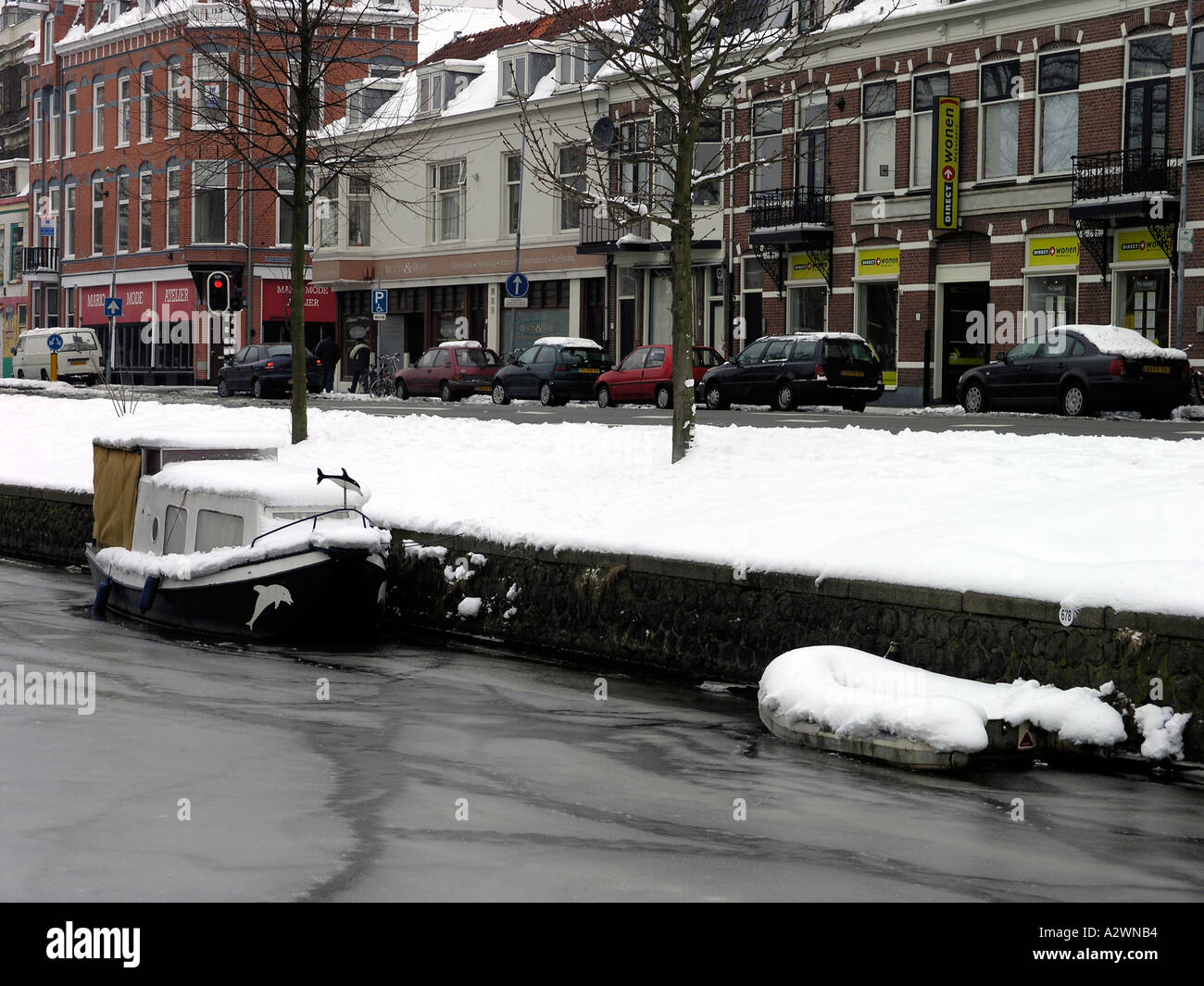 Dutch Winter in Haarlem Stock Photo - Alamy
