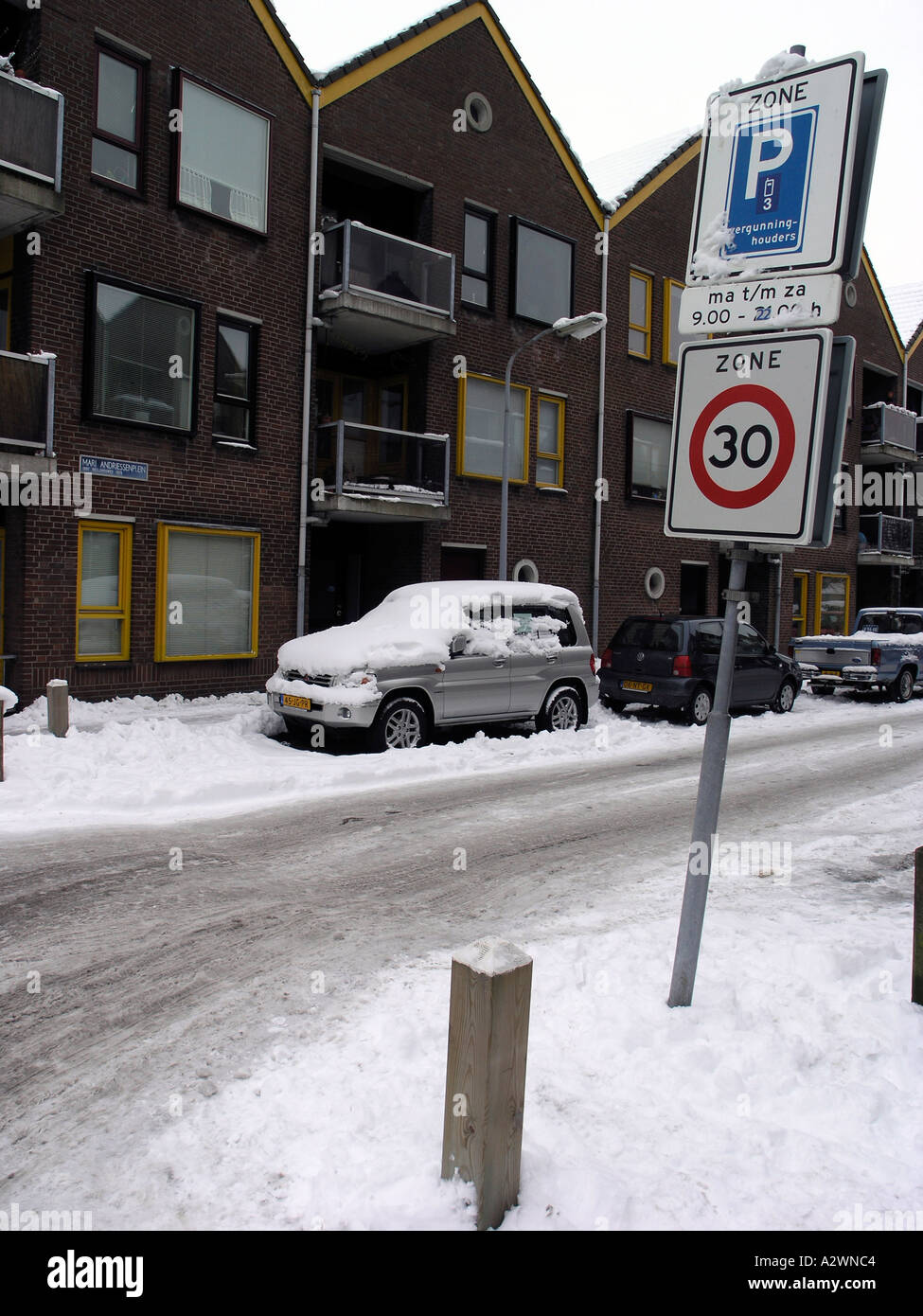 Dutch Winter in Haarlem Stock Photo - Alamy