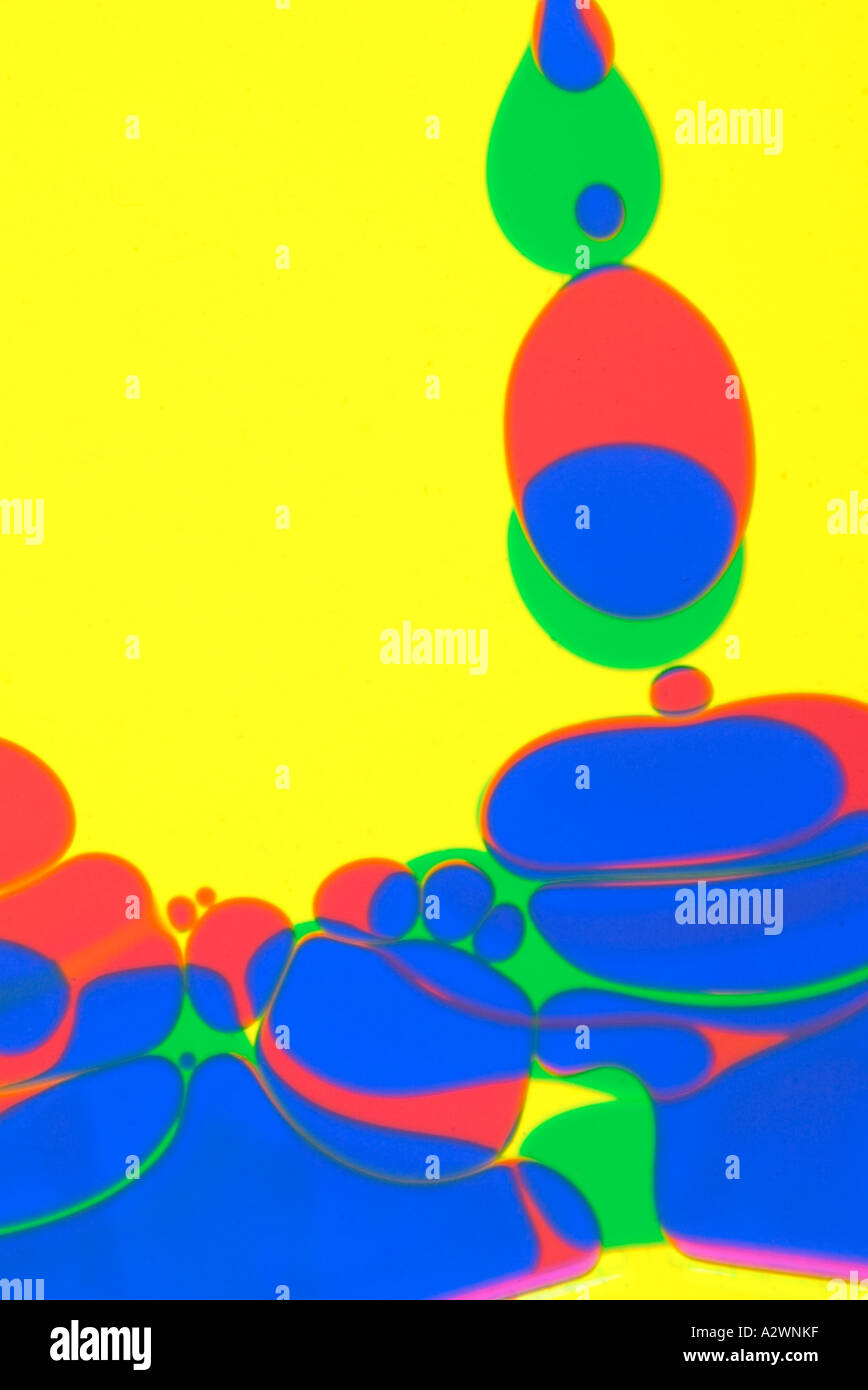 Abstract blobs of color Stock Photo - Alamy