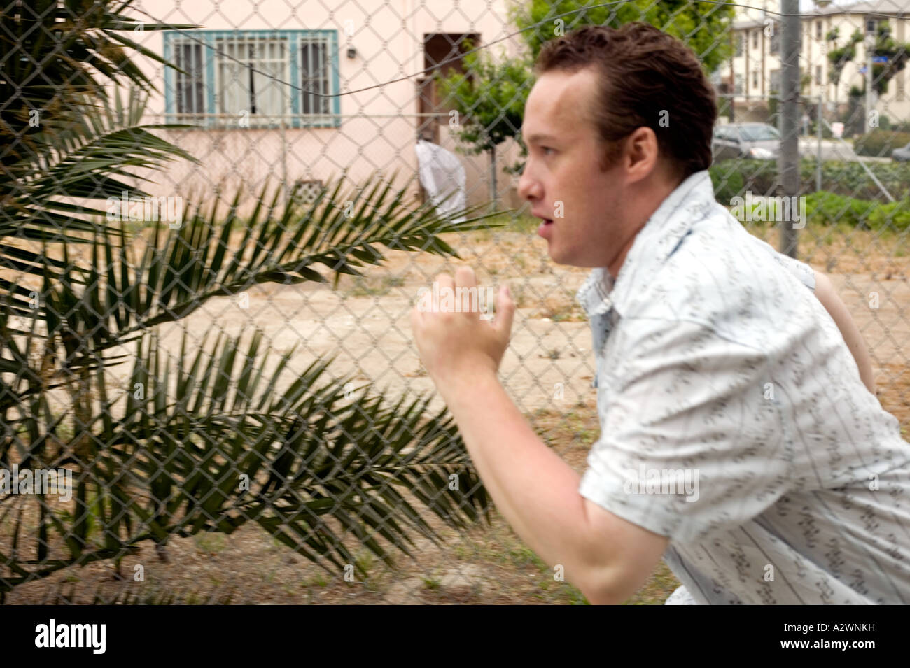 Man running scared hi-res stock photography and images - Alamy