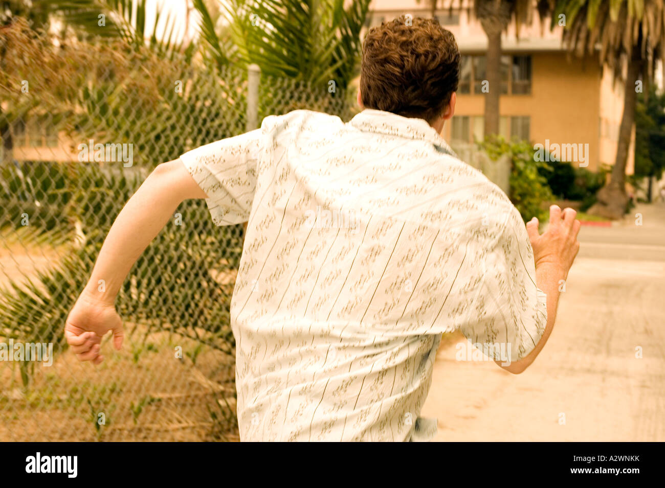 Man running scared hi-res stock photography and images - Alamy