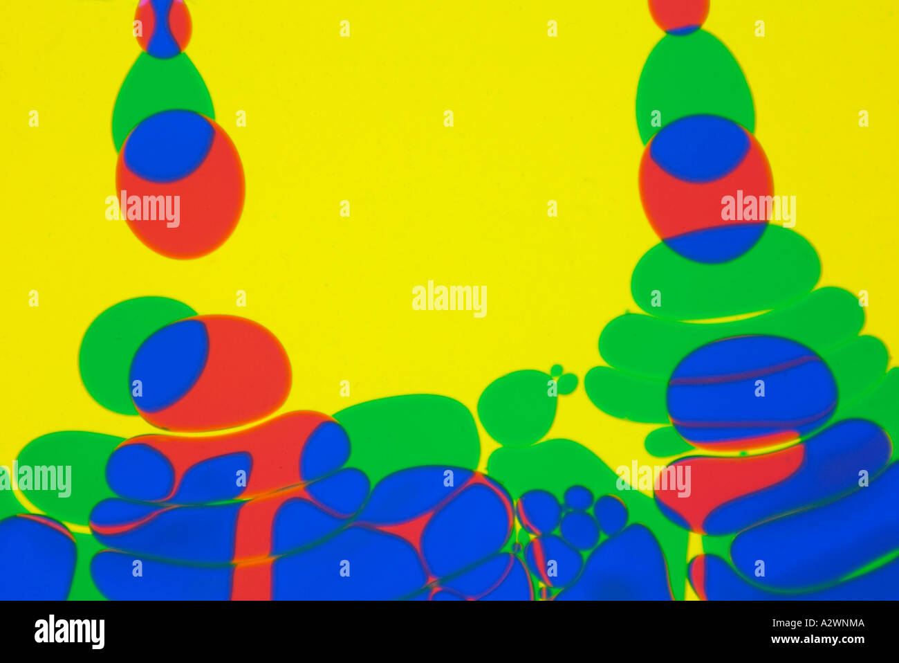 Abstract blobs of color Stock Photo - Alamy