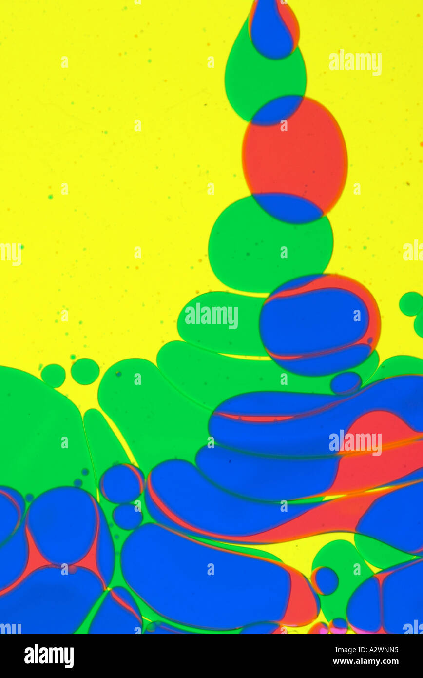 Abstract blobs of color Stock Photo - Alamy