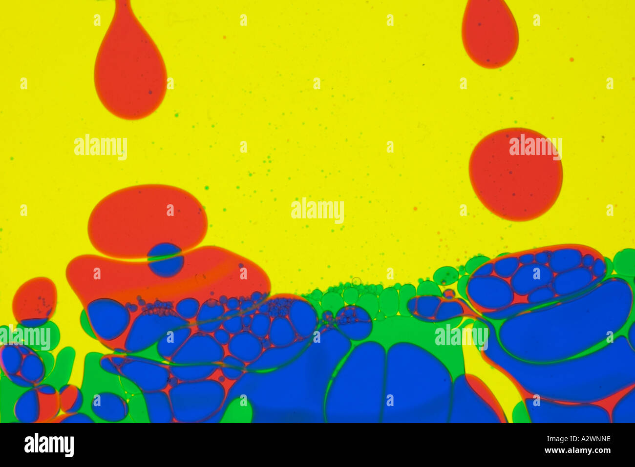 Abstract blobs of color Stock Photo - Alamy