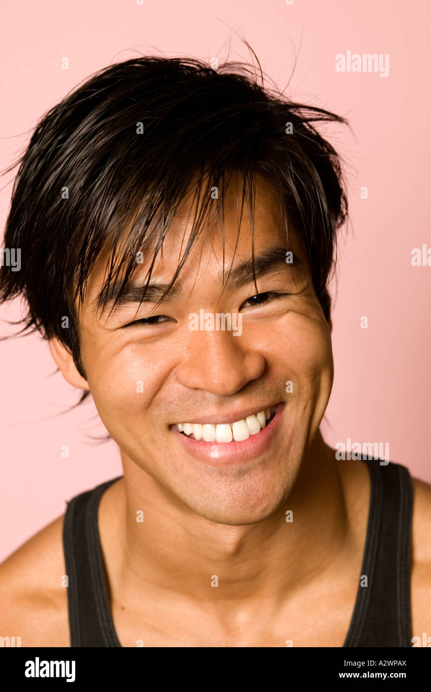 Young man smiling, portrait Stock Photo - Alamy