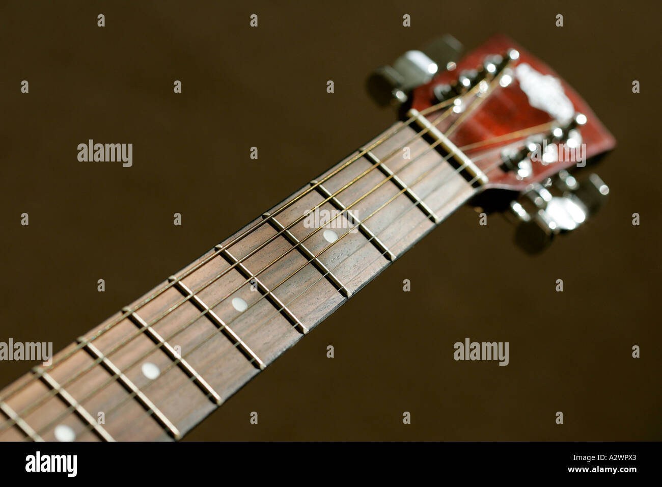 Guitar string fingerboard neck musical music wood instrument brown ...