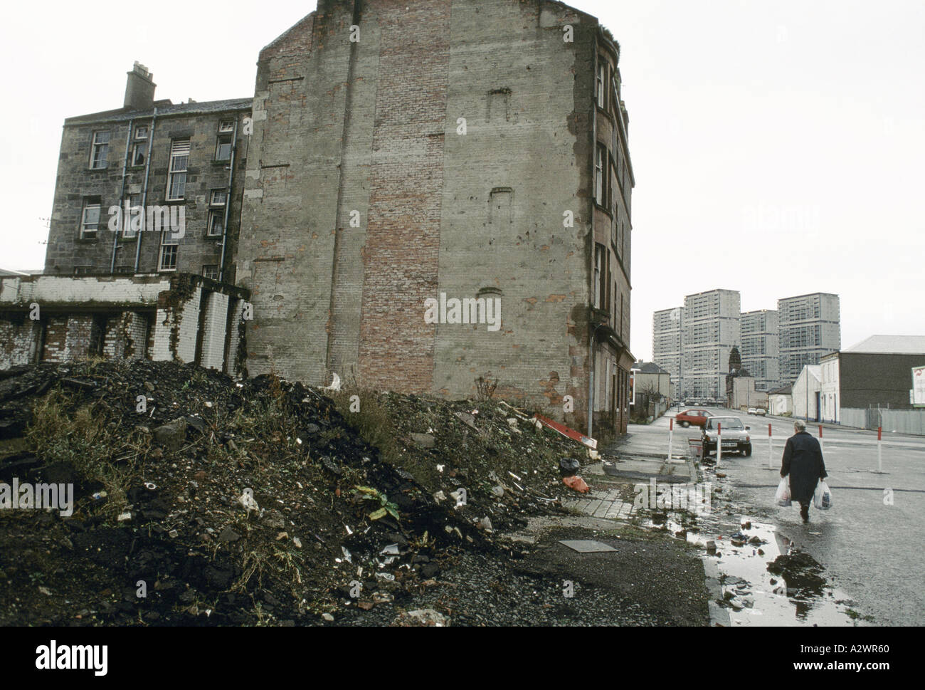 gorbals area of glasgow scotland 1992 Stock Photo - Alamy