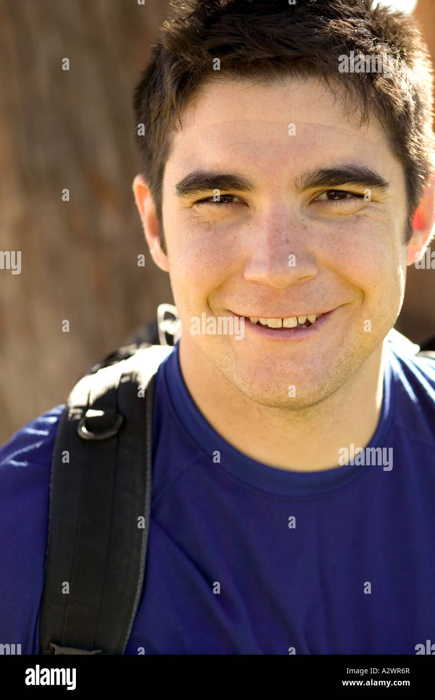 Young man smiling, portrait Stock Photo - Alamy