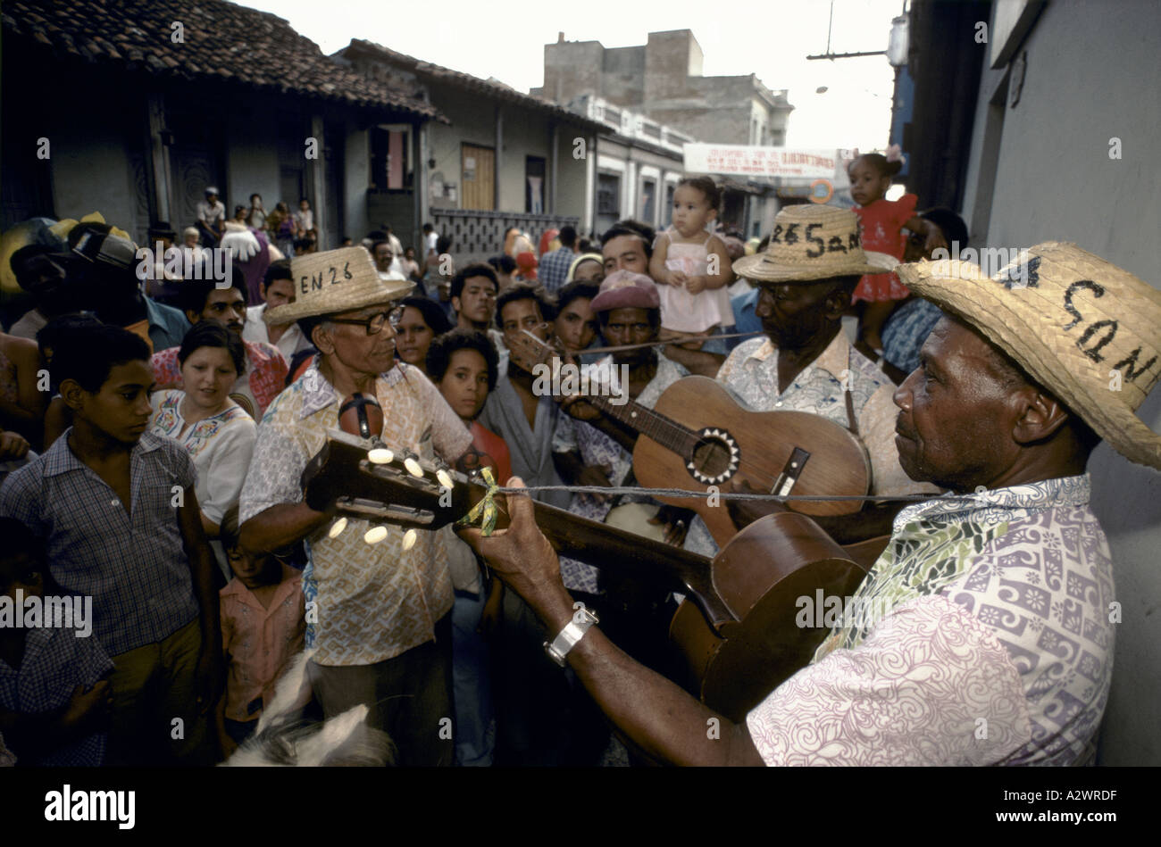 santiago carnival musicians cuba Stock Photo - Alamy