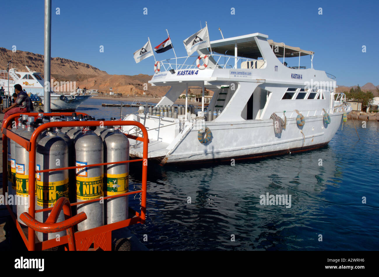 Dive boat, Sharm El Sheikh in Egypt Stock Photo - Alamy