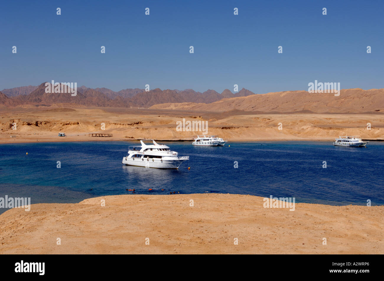 Dive boat, Sharm El Sheikh, Egypt Stock Photo - Alamy