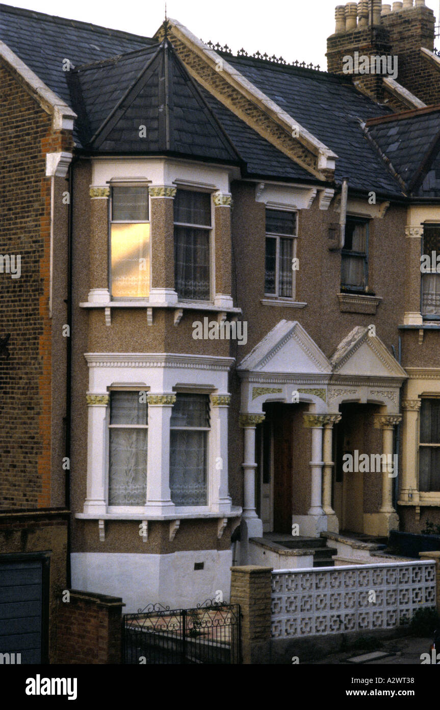 front of terraced housing Stock Photo - Alamy