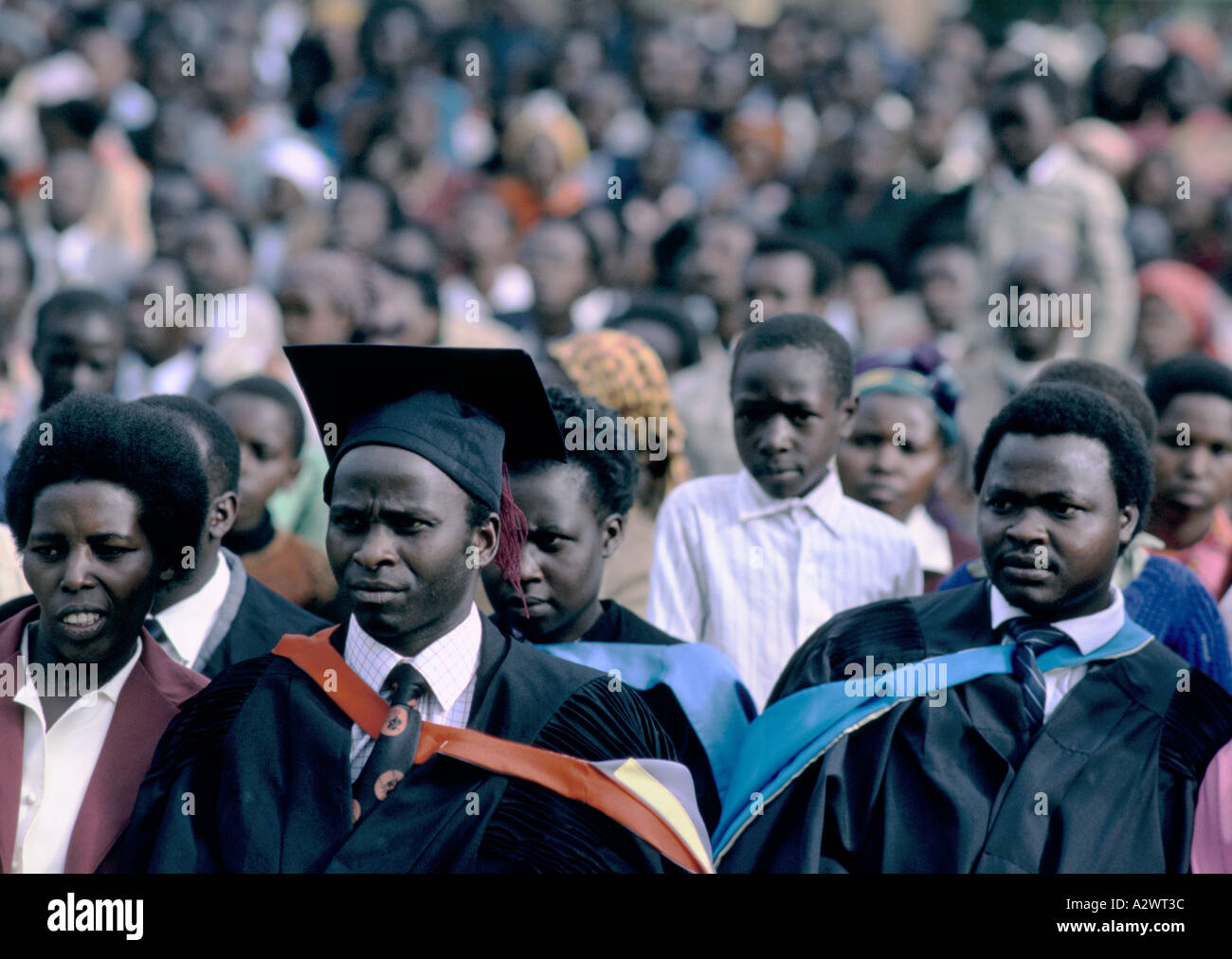student graduation kenya 1985 Stock Photo - Alamy