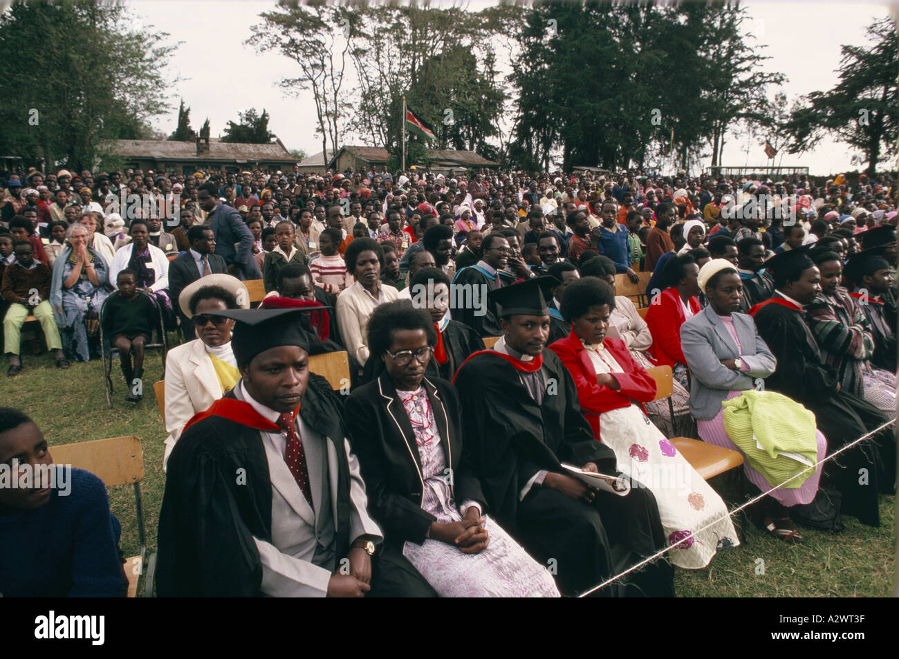 student graduation kenya 1985 Stock Photo - Alamy