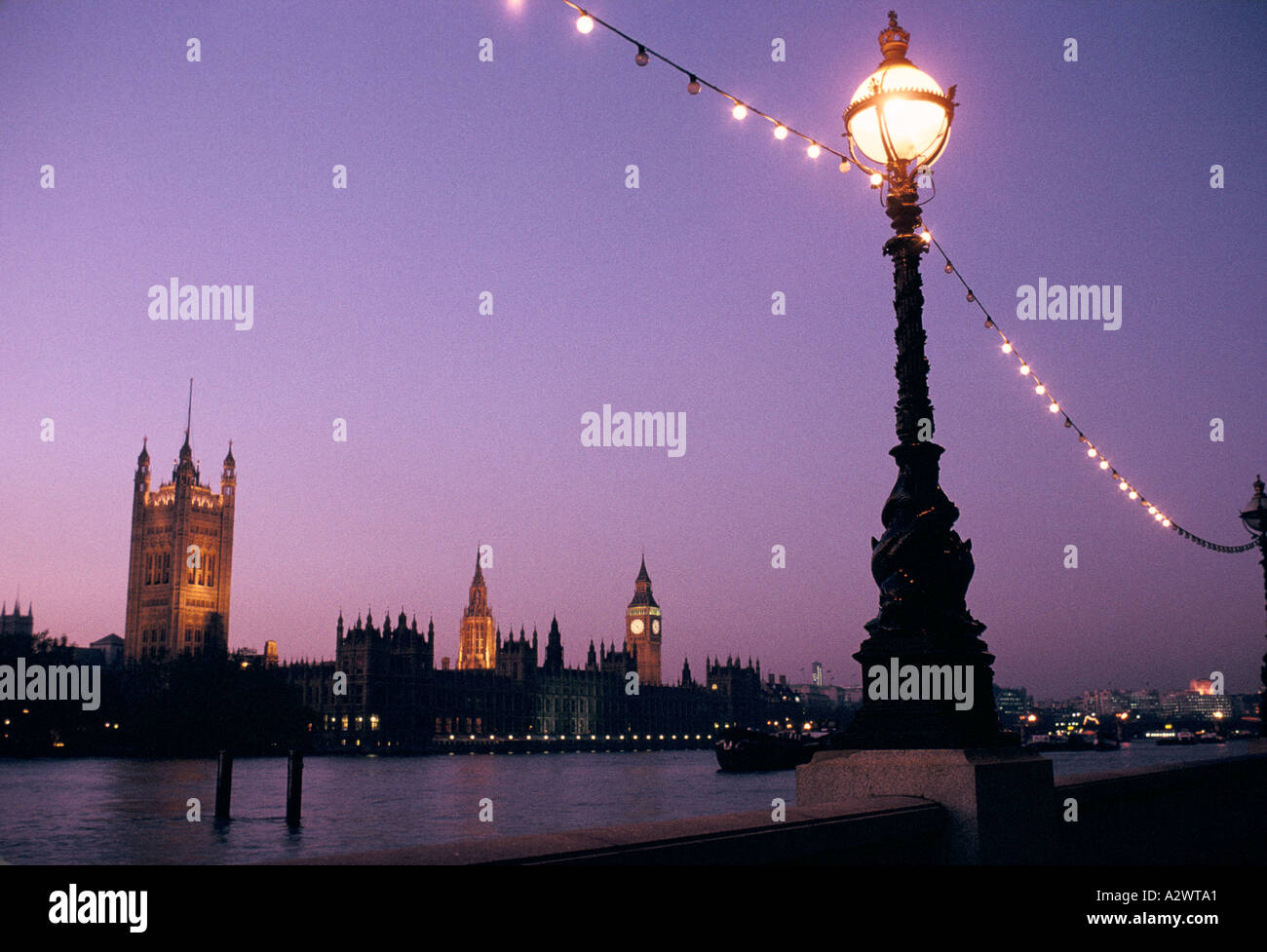 big ben parliament buildings london 1993 Stock Photo - Alamy