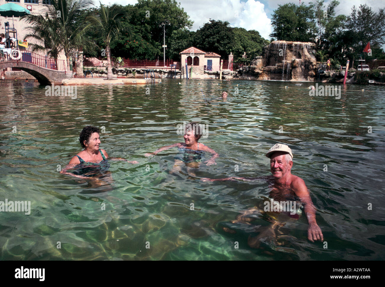 venetian pool in miami beach Stock Photo - Alamy