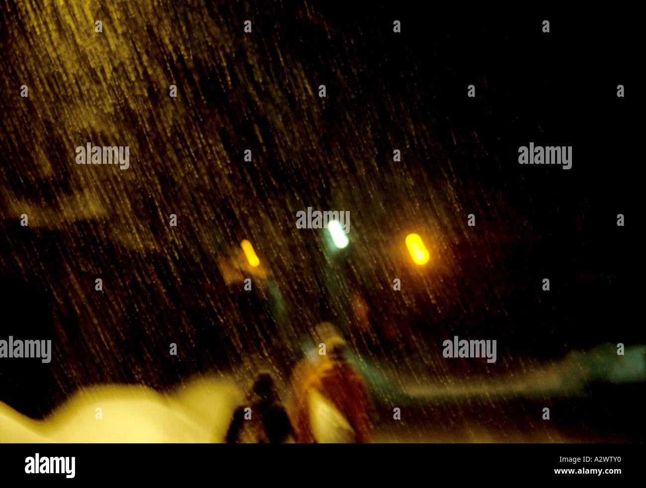 toward the gritty lights Stock Photo - Alamy