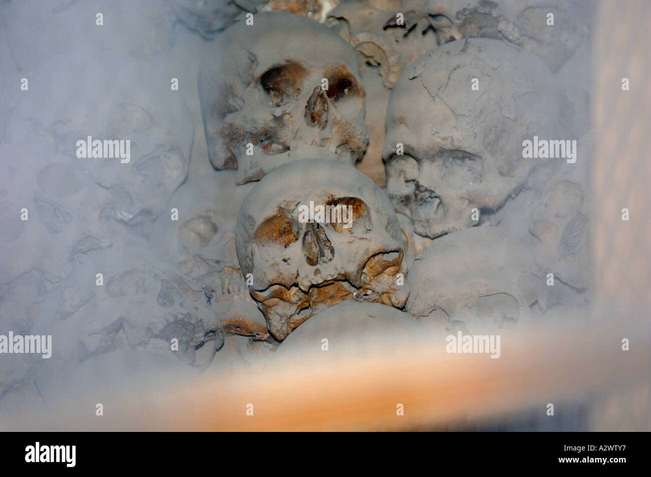 The ossuary at St Catherine's Monastery at the foot of Mount Sinai ...