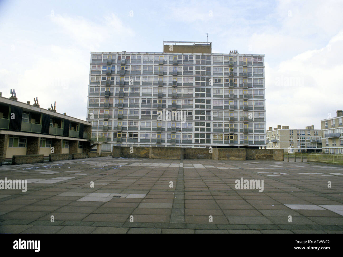 Poor housing, Tower Hamlets, East London, UK Stock Photo - Alamy