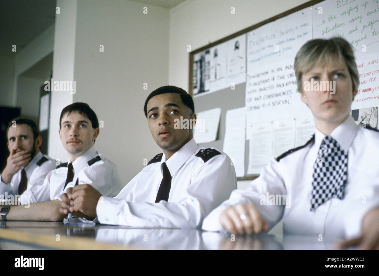 Briefing at a police station Stock Photo - Alamy