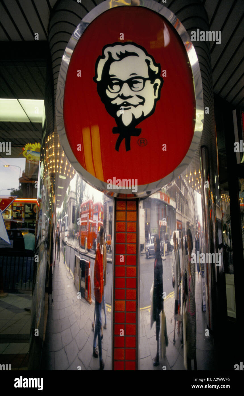 "Kentucky Fried Chicken" sign London, UK Stock Photo - Alamy