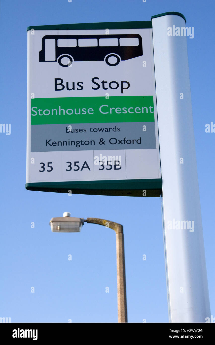 Bus stop, Radley Village Oxfordshire Stock Photo - Alamy