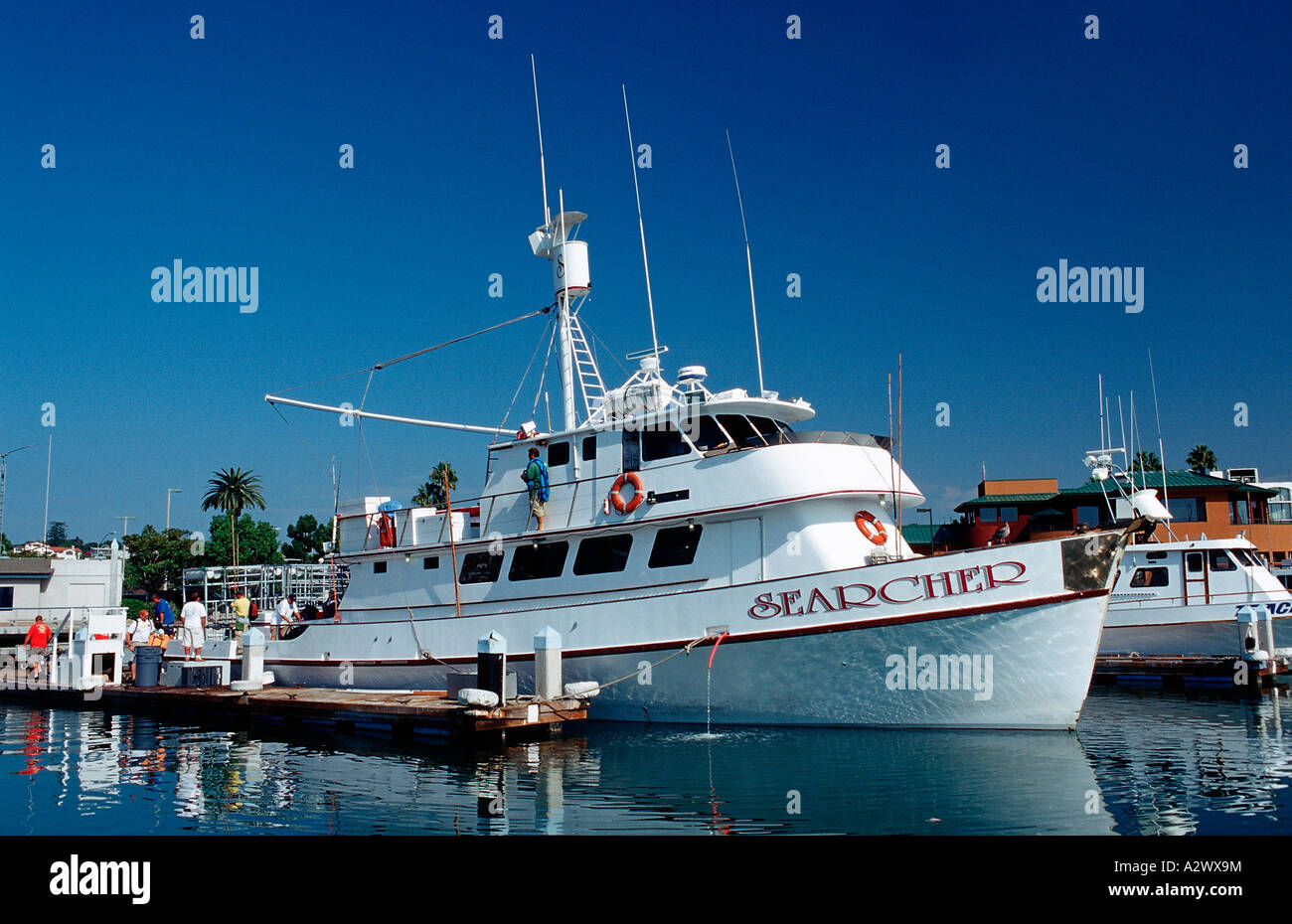 Diving and sport fishing ship Searcher USA California San Diego Pacific ...