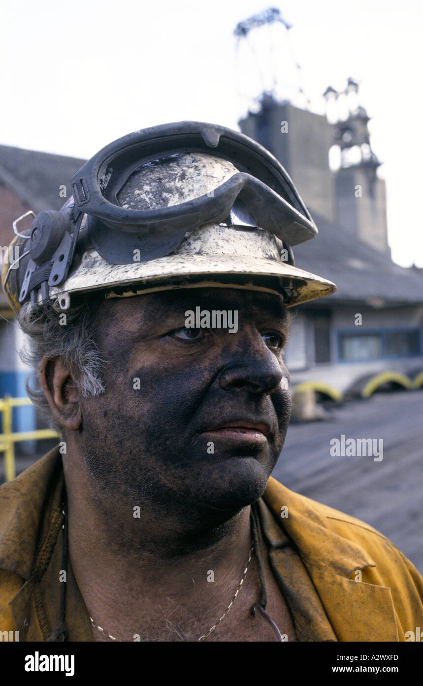Dirty job for male miner with helmet hi-res stock photography and ...