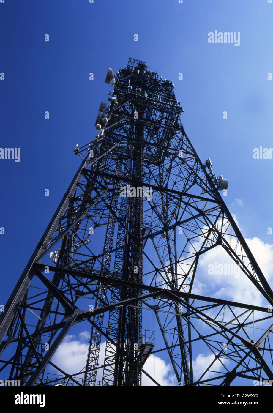 Telecom Tower at Stoke -Holy -Cross in the Uk (Medium Format Stock ...